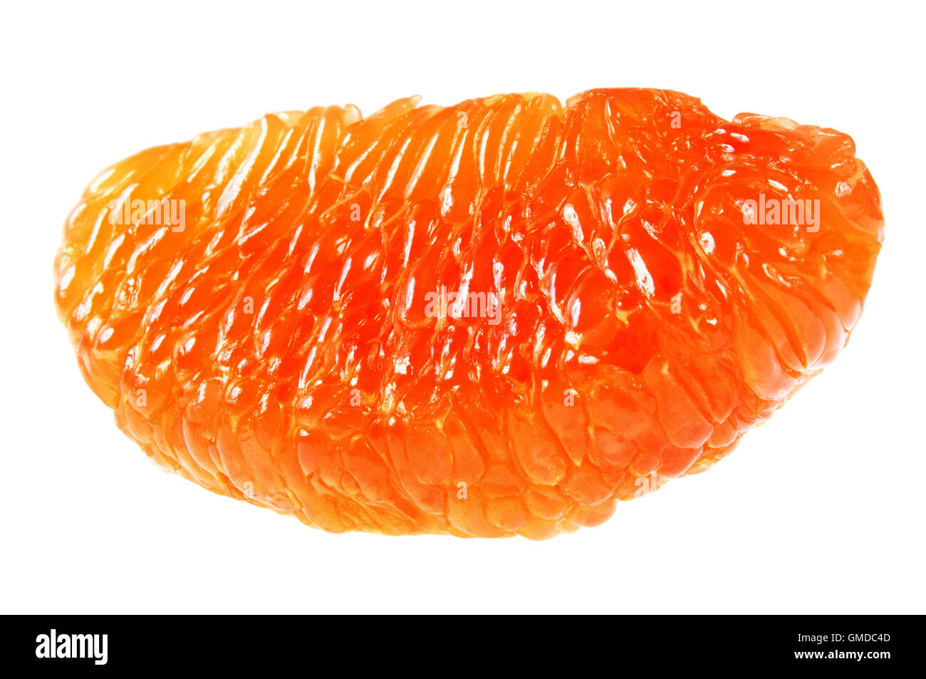 Orange slice peeled Stock Photo - Alamy