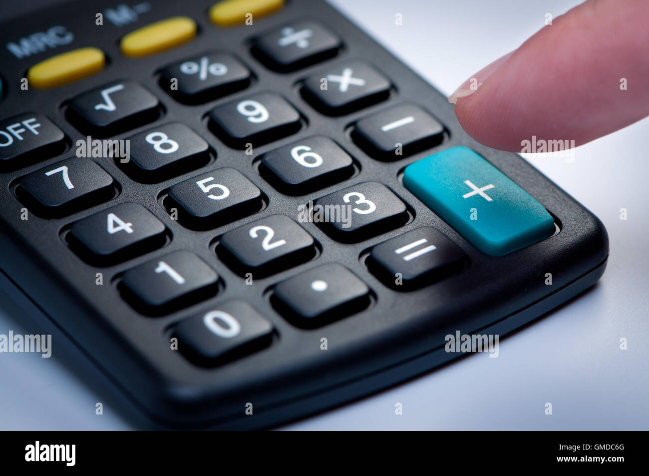 Push button calculator hi-res stock photography and images - Alamy