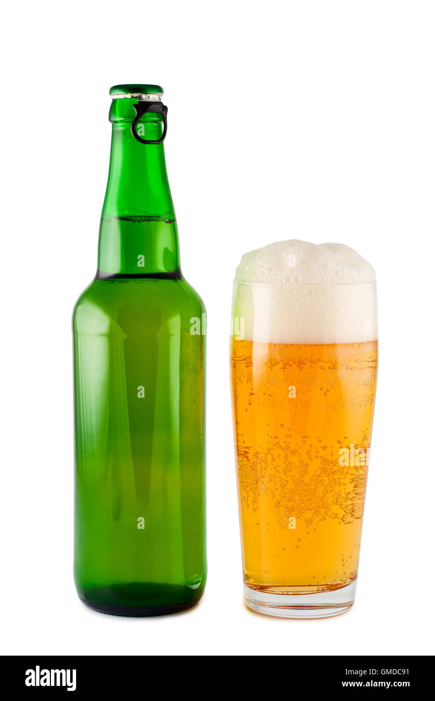 Full closed glass bottle Cut Out Stock Images & Pictures - Alamy