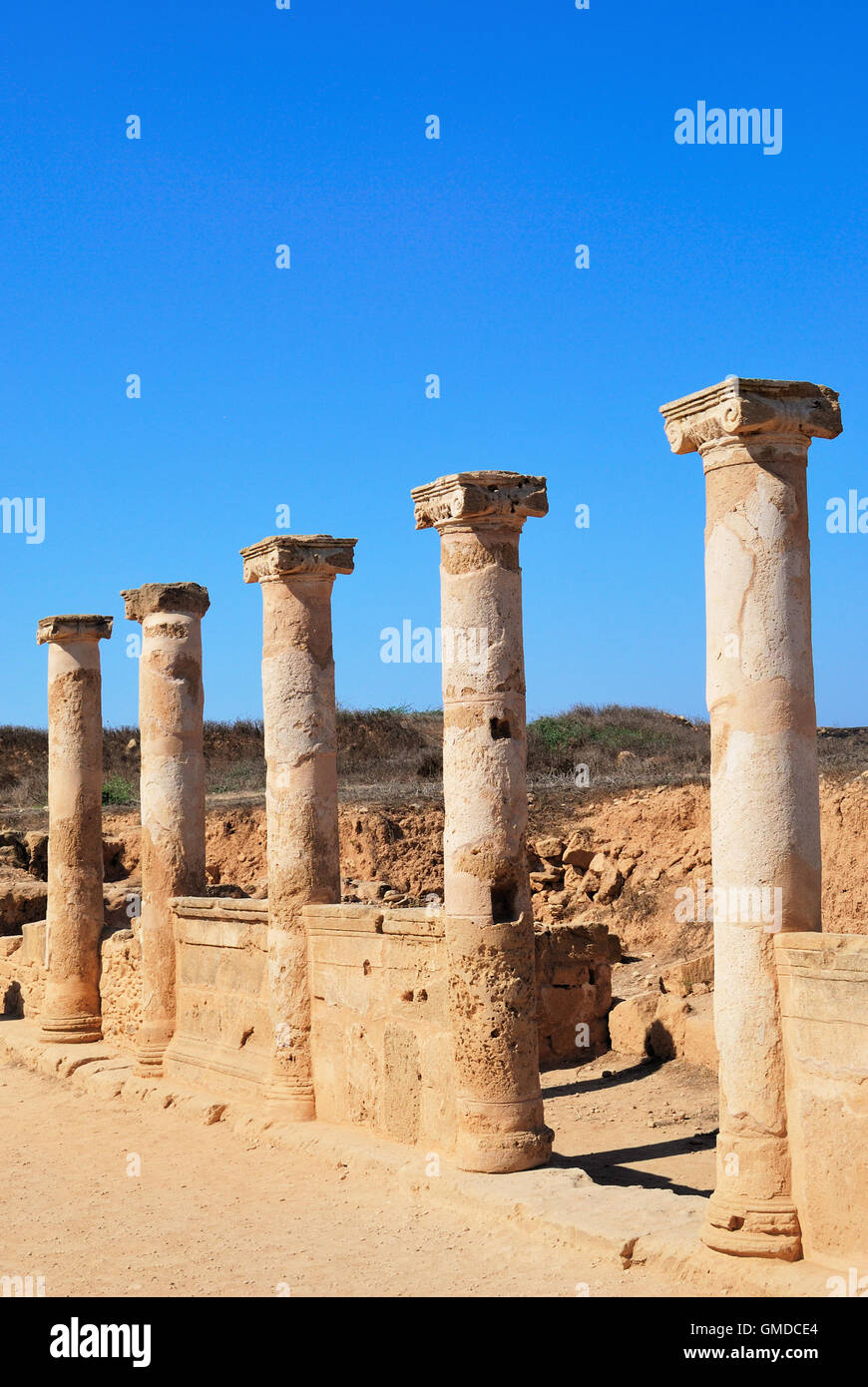 Ancient Greek columns Stock Photo - Alamy