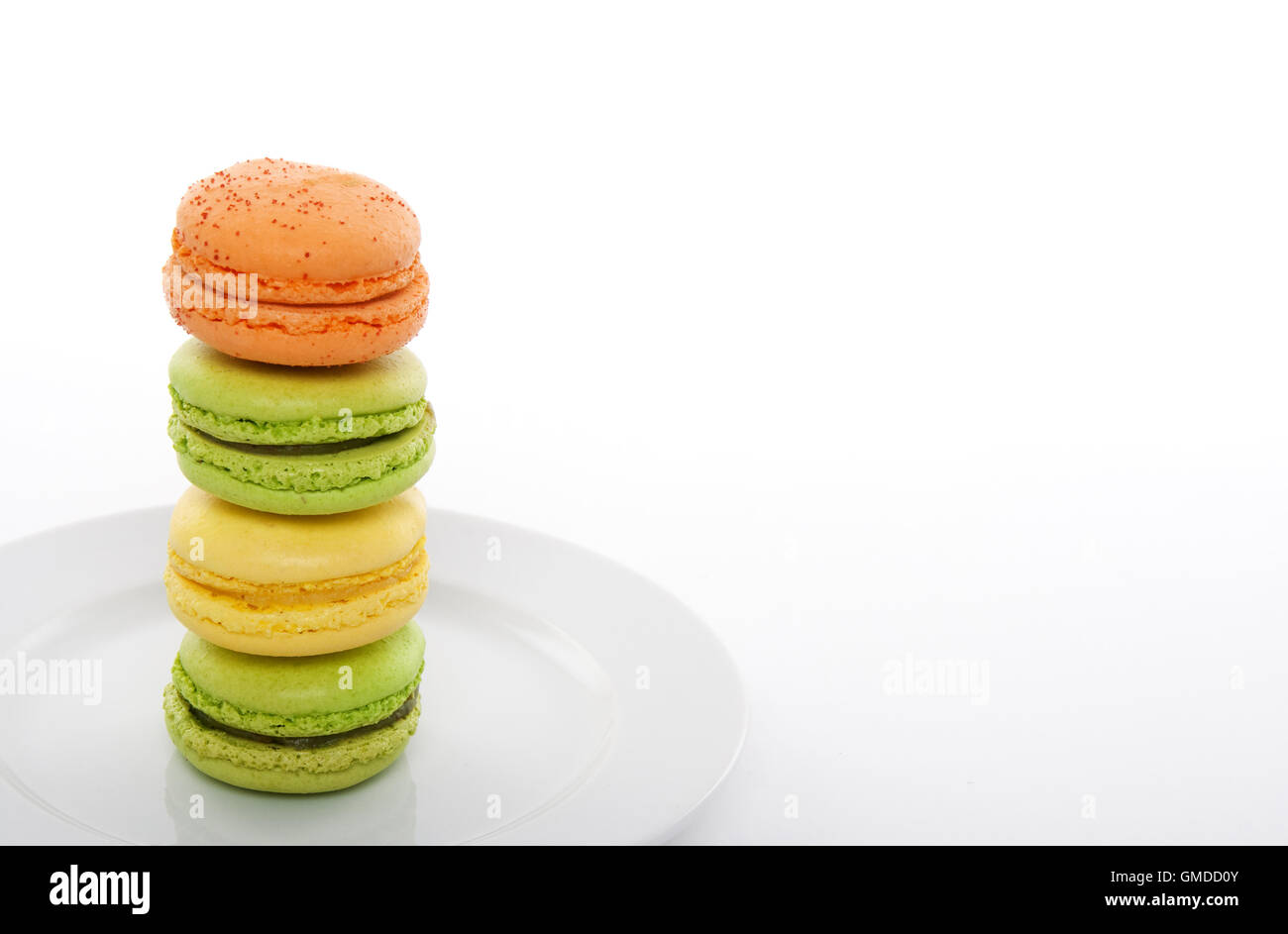 White macarons hi-res stock photography and images - Alamy