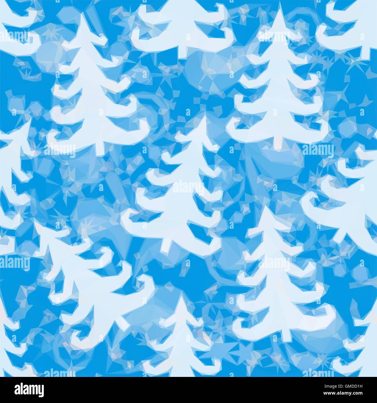 Blue tree park holiday Stock Vector Images - Alamy