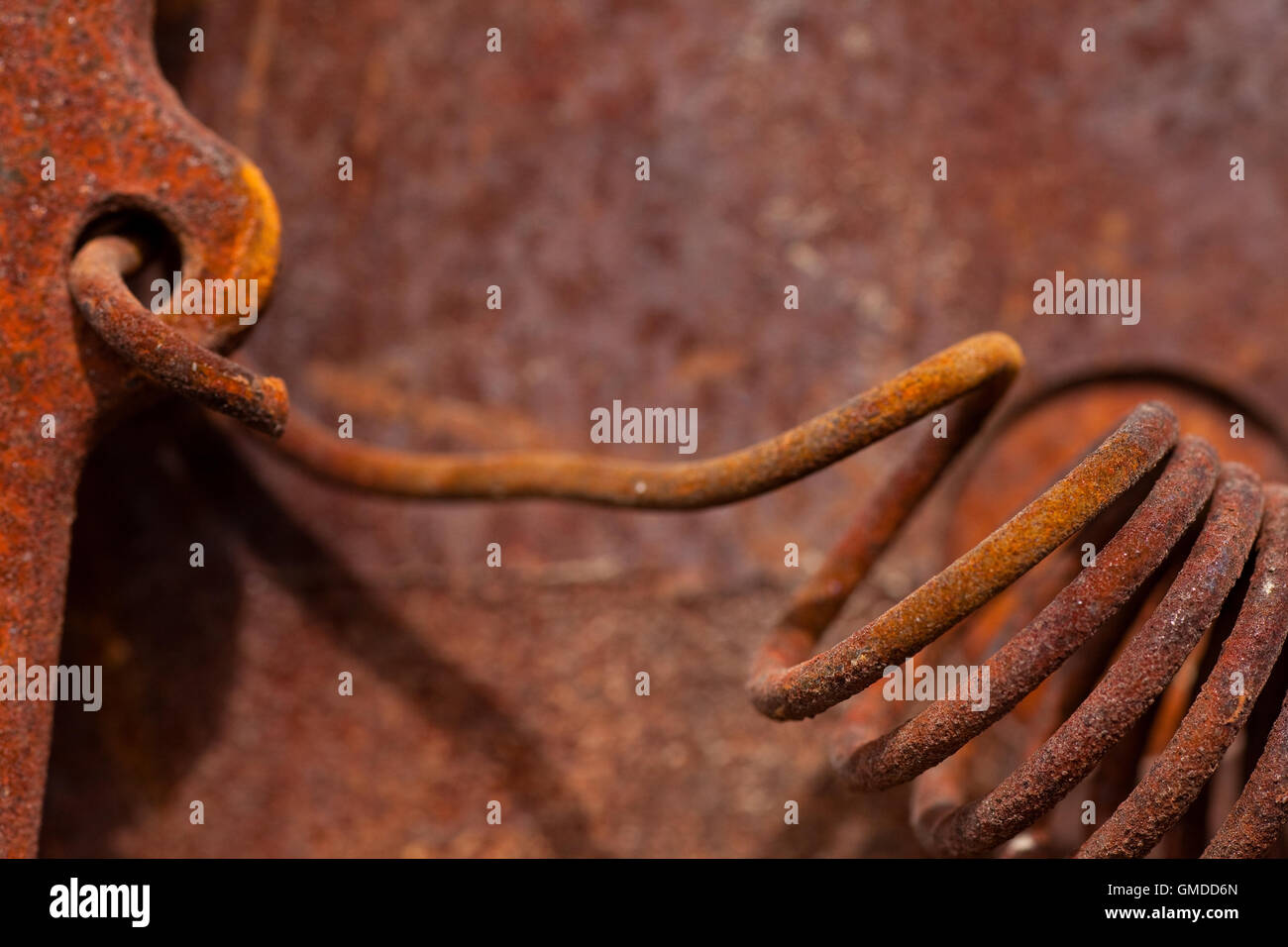 Rusty spring close-up Stock Photo - Alamy
