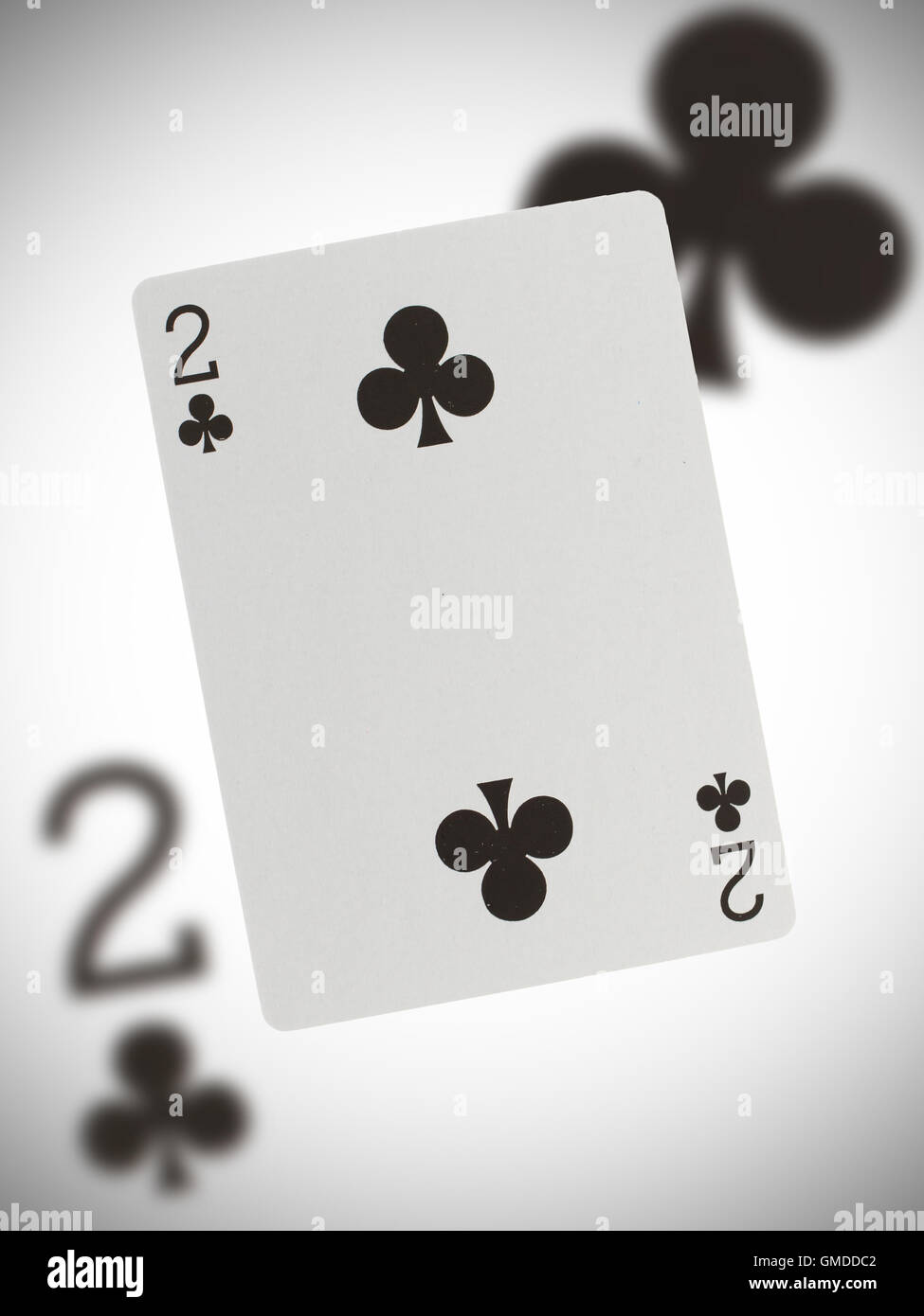 Playing card, two Stock Photo - Alamy