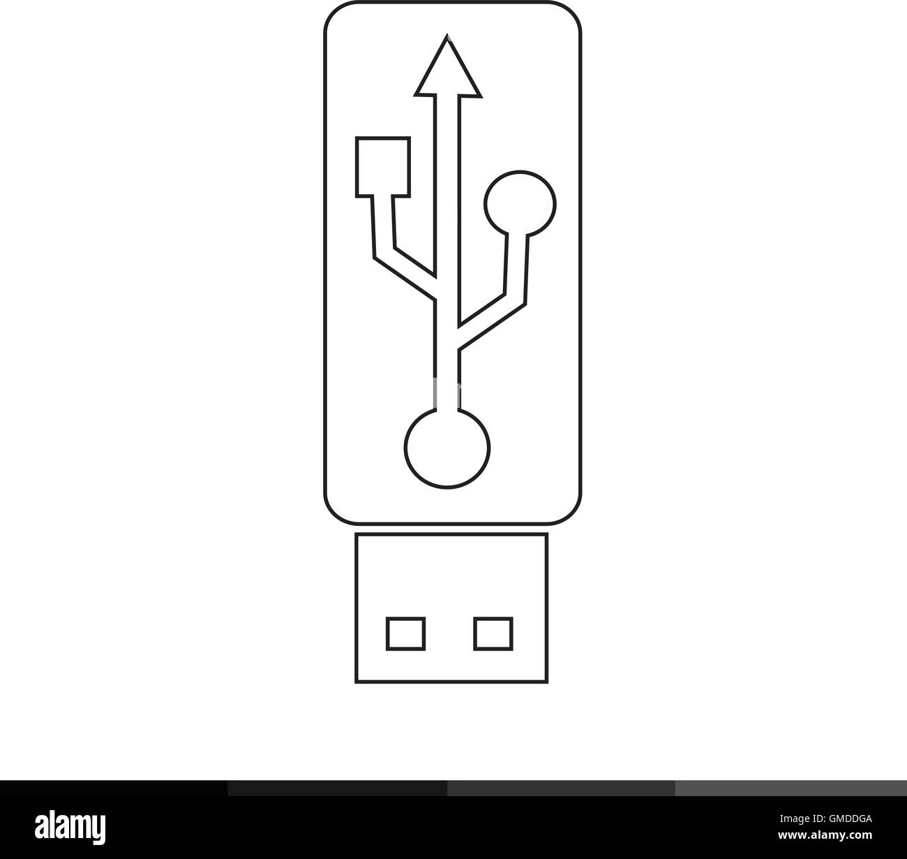 usb icon Illustration design Stock Vector Image & Art - Alamy