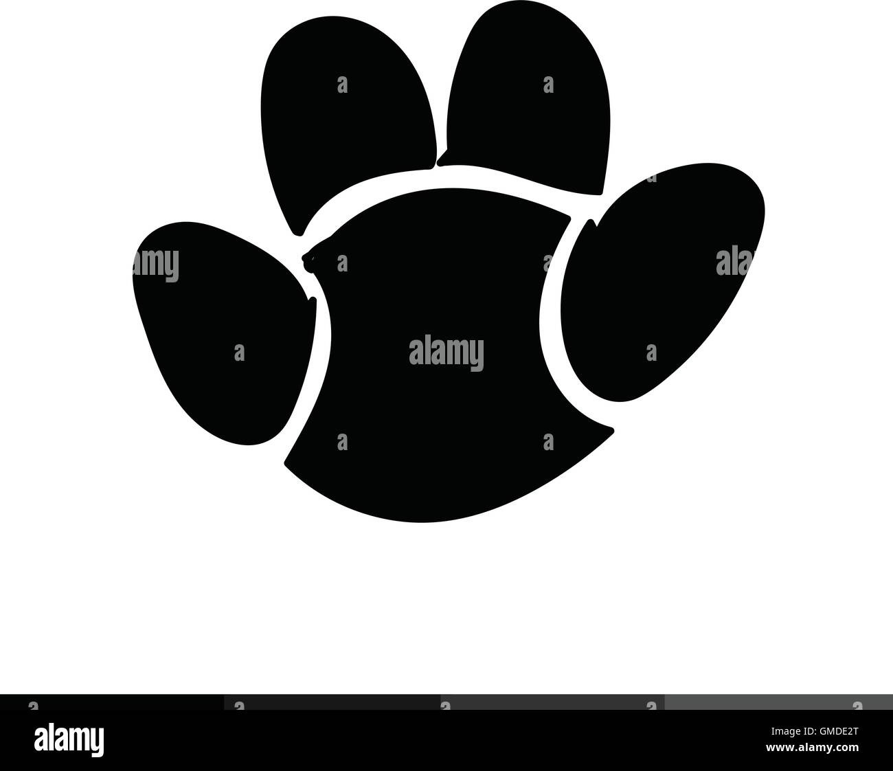 Animal footprint icon Illustration design Stock Vector Image & Art - Alamy