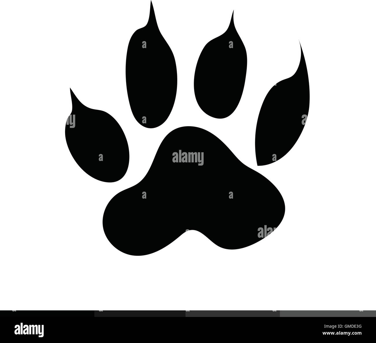 Animal footprint icon Illustration design Stock Vector Image & Art - Alamy