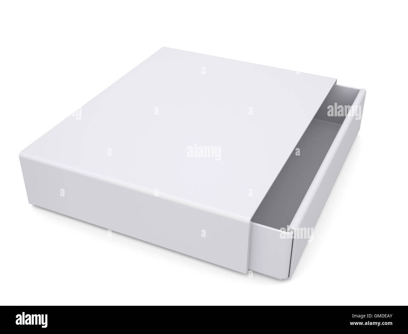 Open white box Stock Photo - Alamy