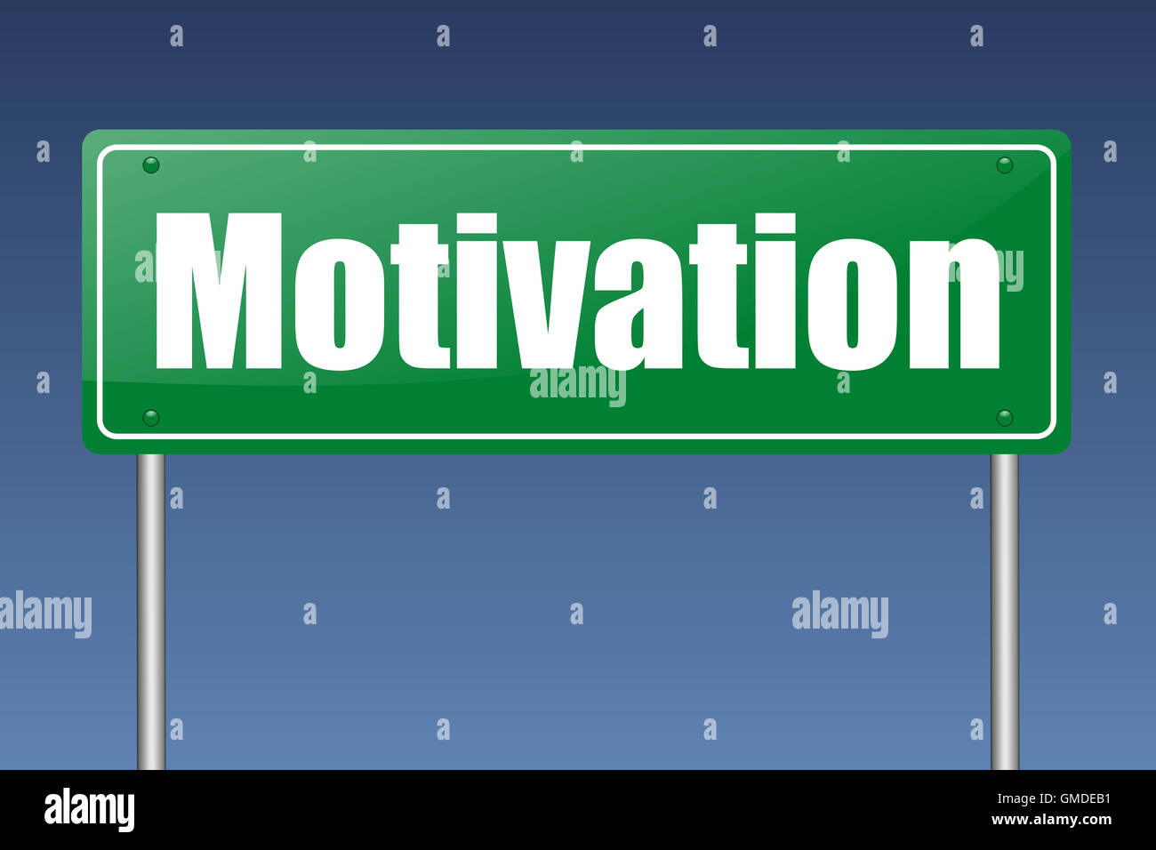 motivation traffic sign Stock Photo - Alamy
