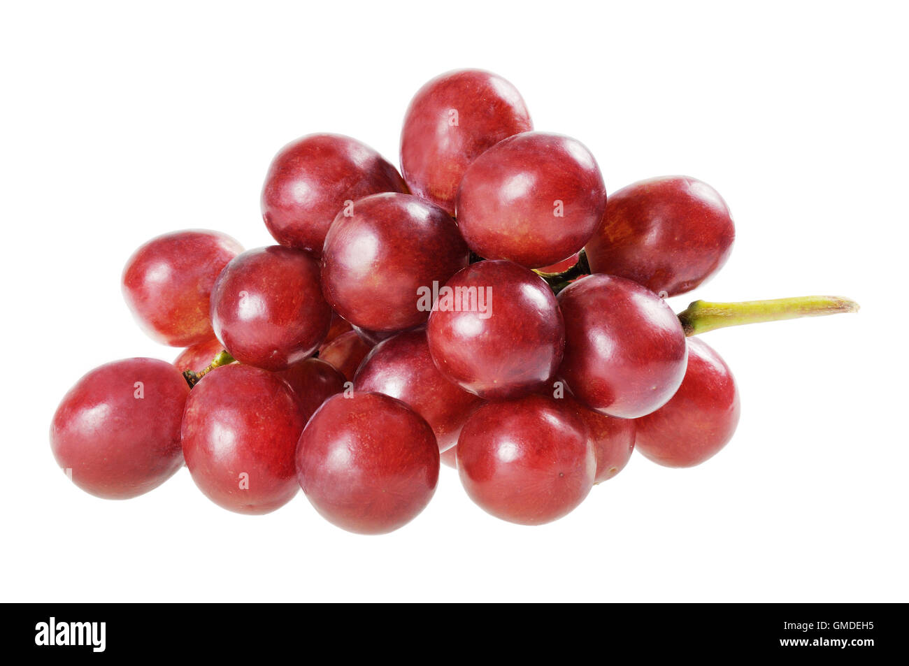 Bunch of red grapes Stock Photo - Alamy