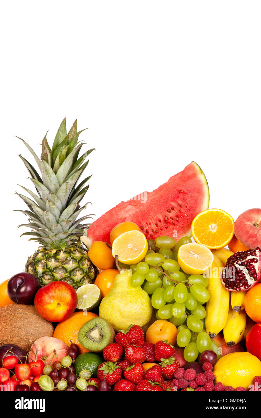 Huge group of fresh fruits Stock Photo - Alamy