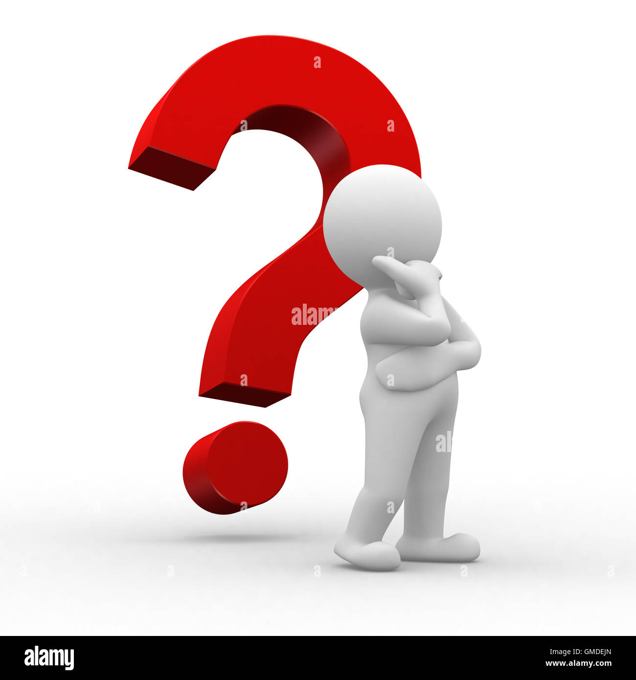 White question mark Cut Out Stock Images & Pictures - Alamy