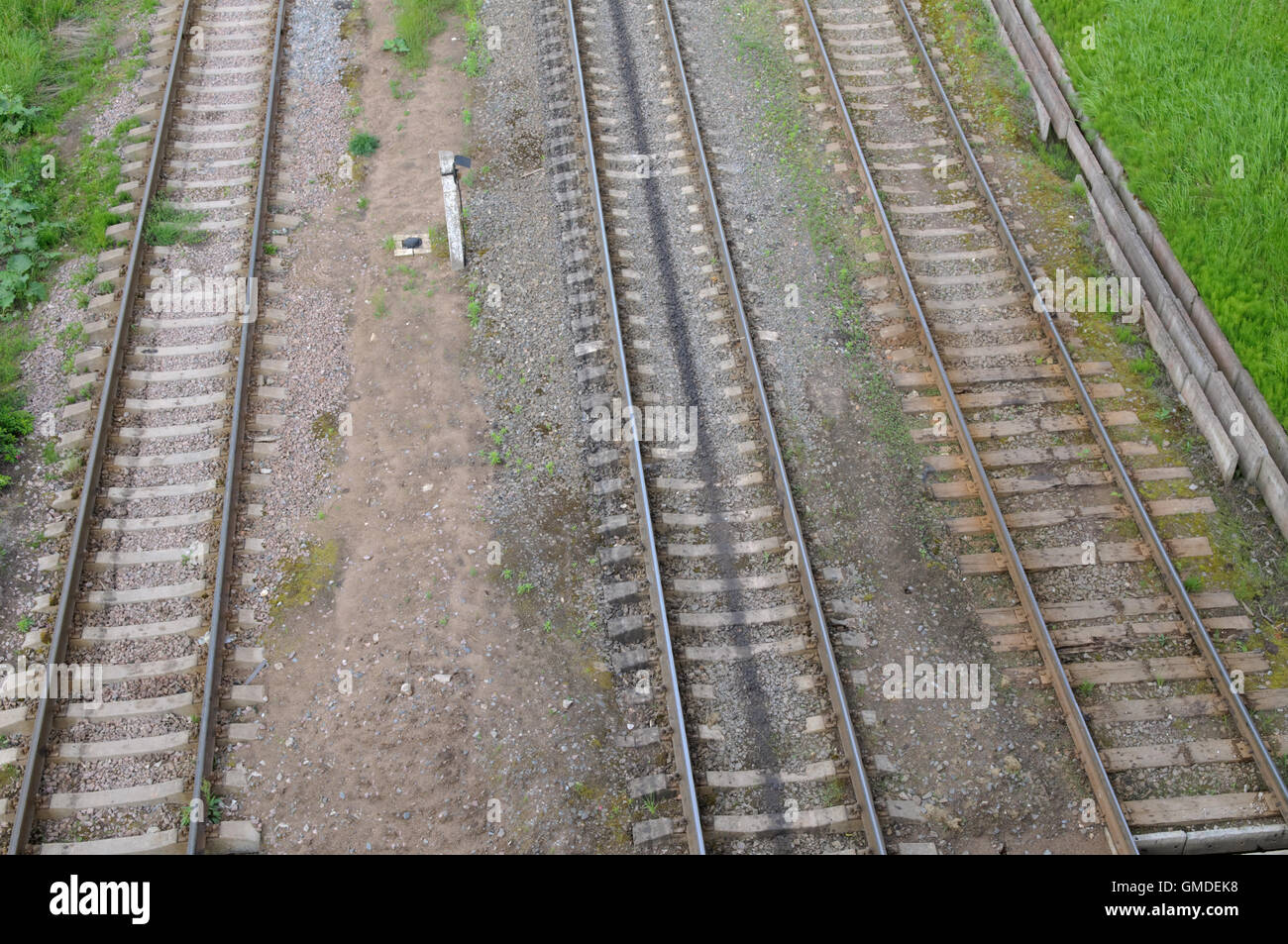 Three railway track Stock Photo - Alamy