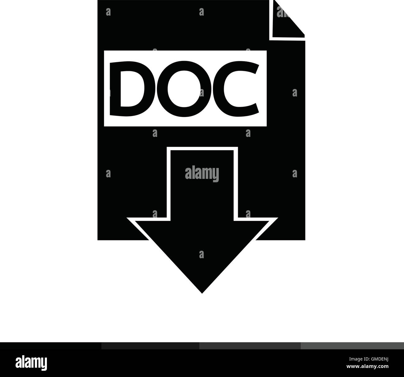 document format icon Illustration design Stock Vector Image & Art - Alamy