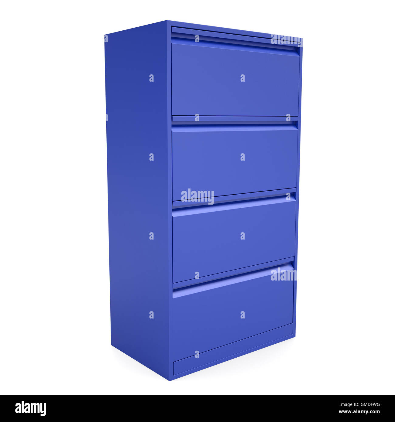 Blue metal cabinet Stock Photo - Alamy