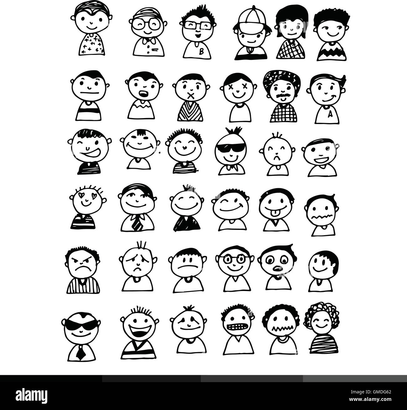 People face cartoon icon Illustration design Stock Vector Image & Art ...