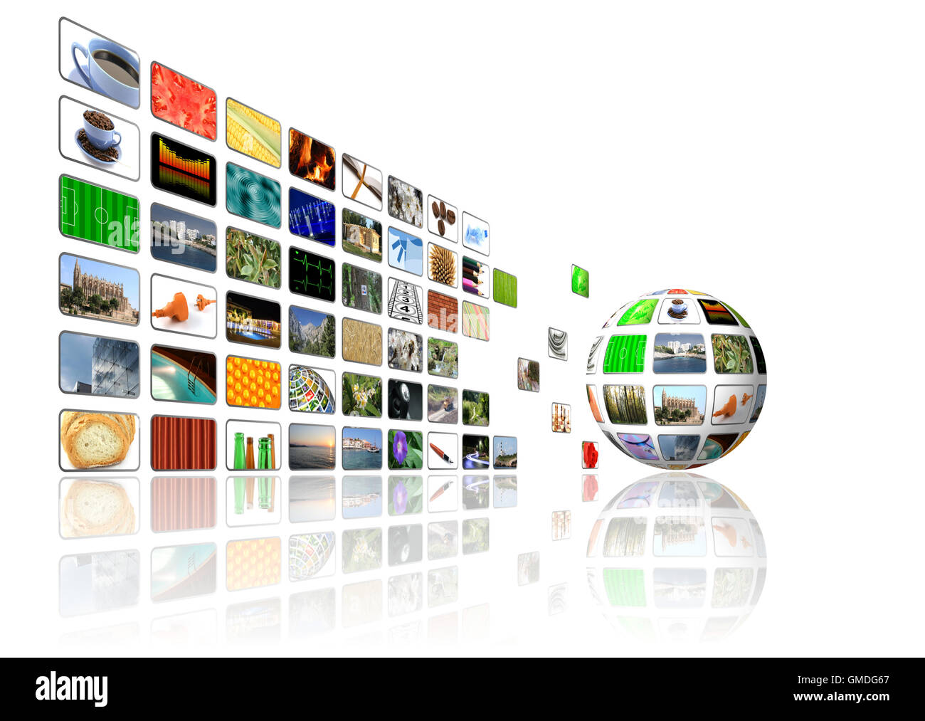 Multimedia sphere hi-res stock photography and images - Alamy