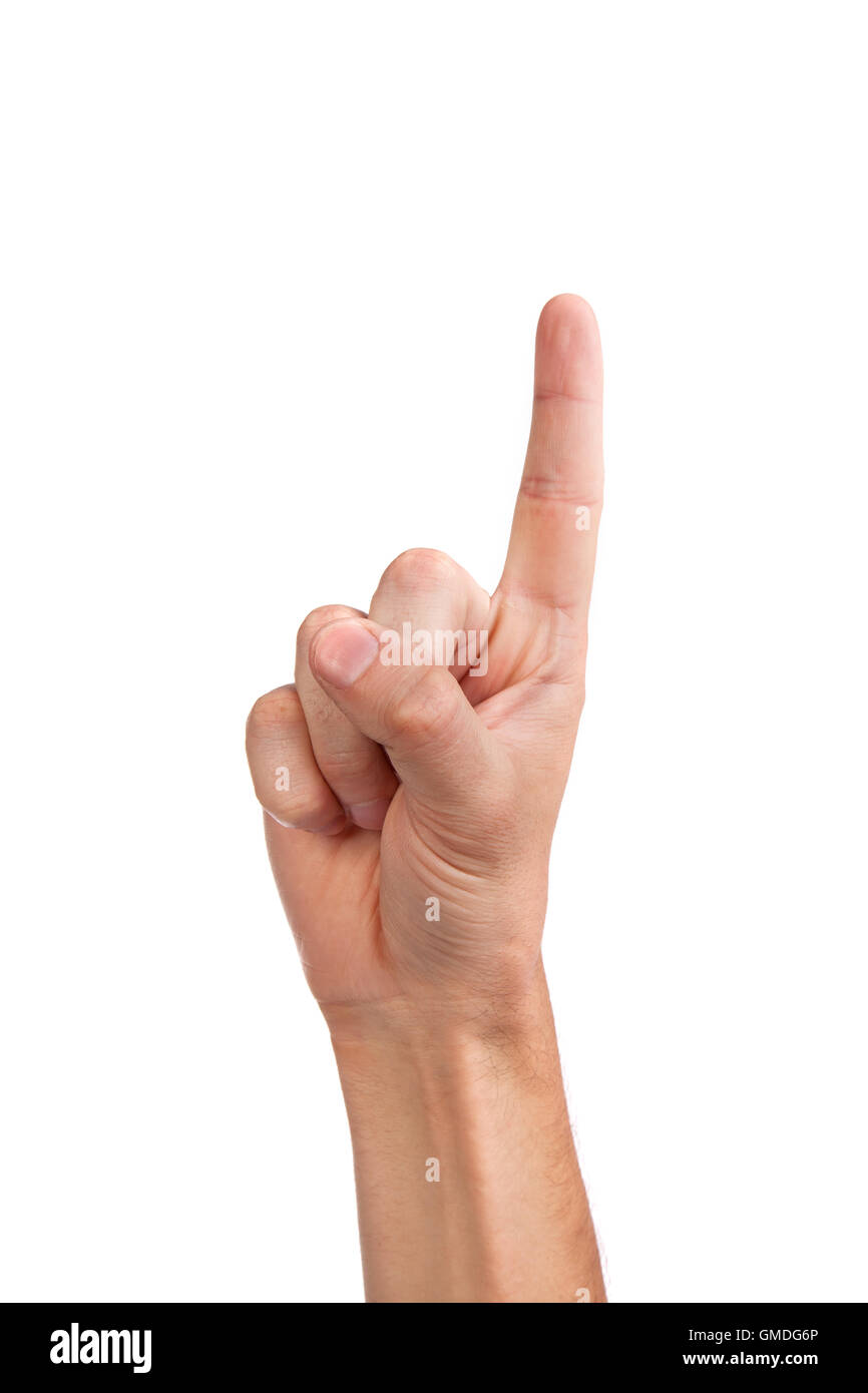 Communication index finger hi-res stock photography and images - Alamy