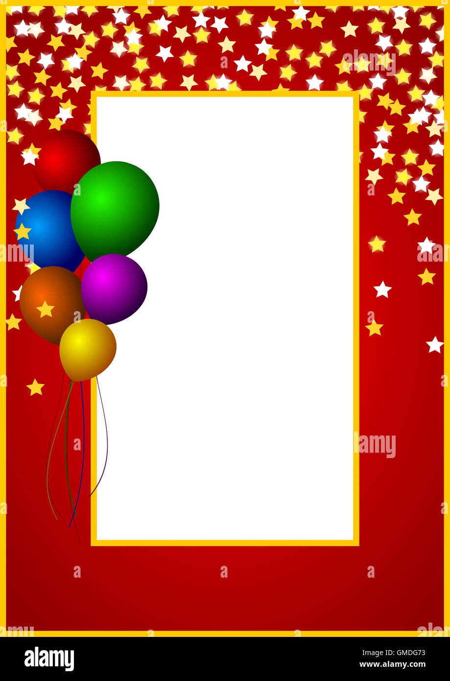colorful abstract background with balloons Stock Photo - Alamy