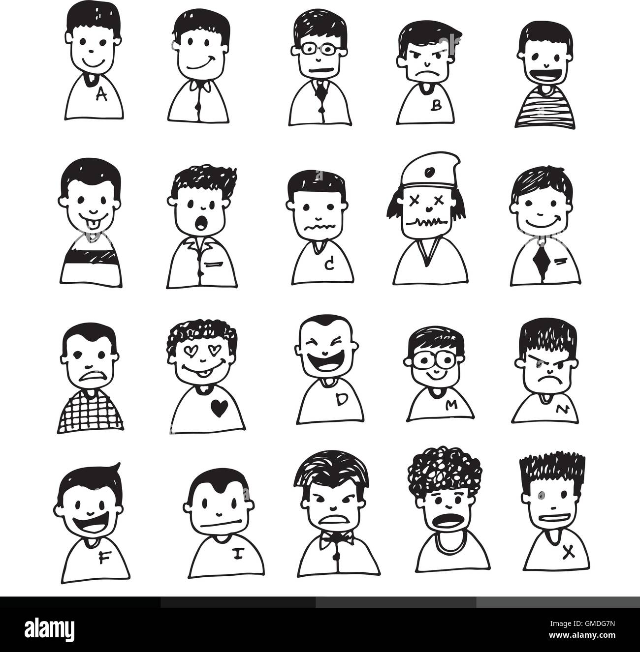 People face cartoon icon Illustration design Stock Vector Image & Art ...