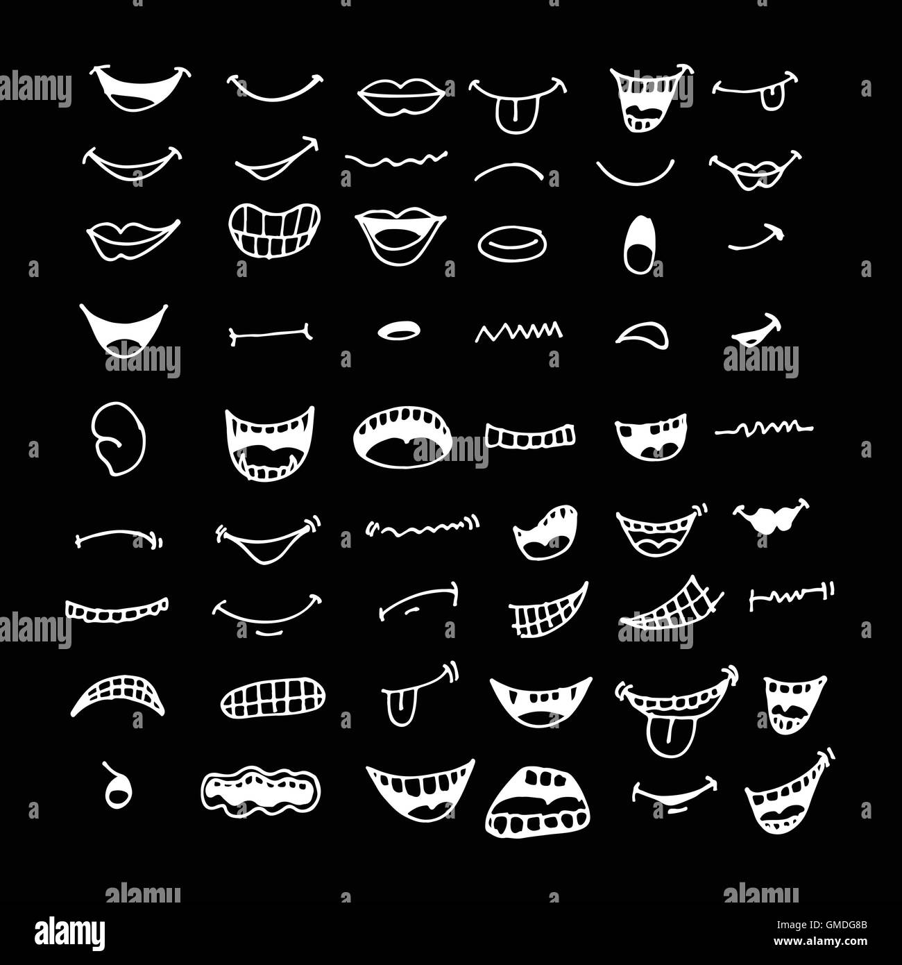 cartoon mouth icon Illustration design Stock Vector Image & Art - Alamy