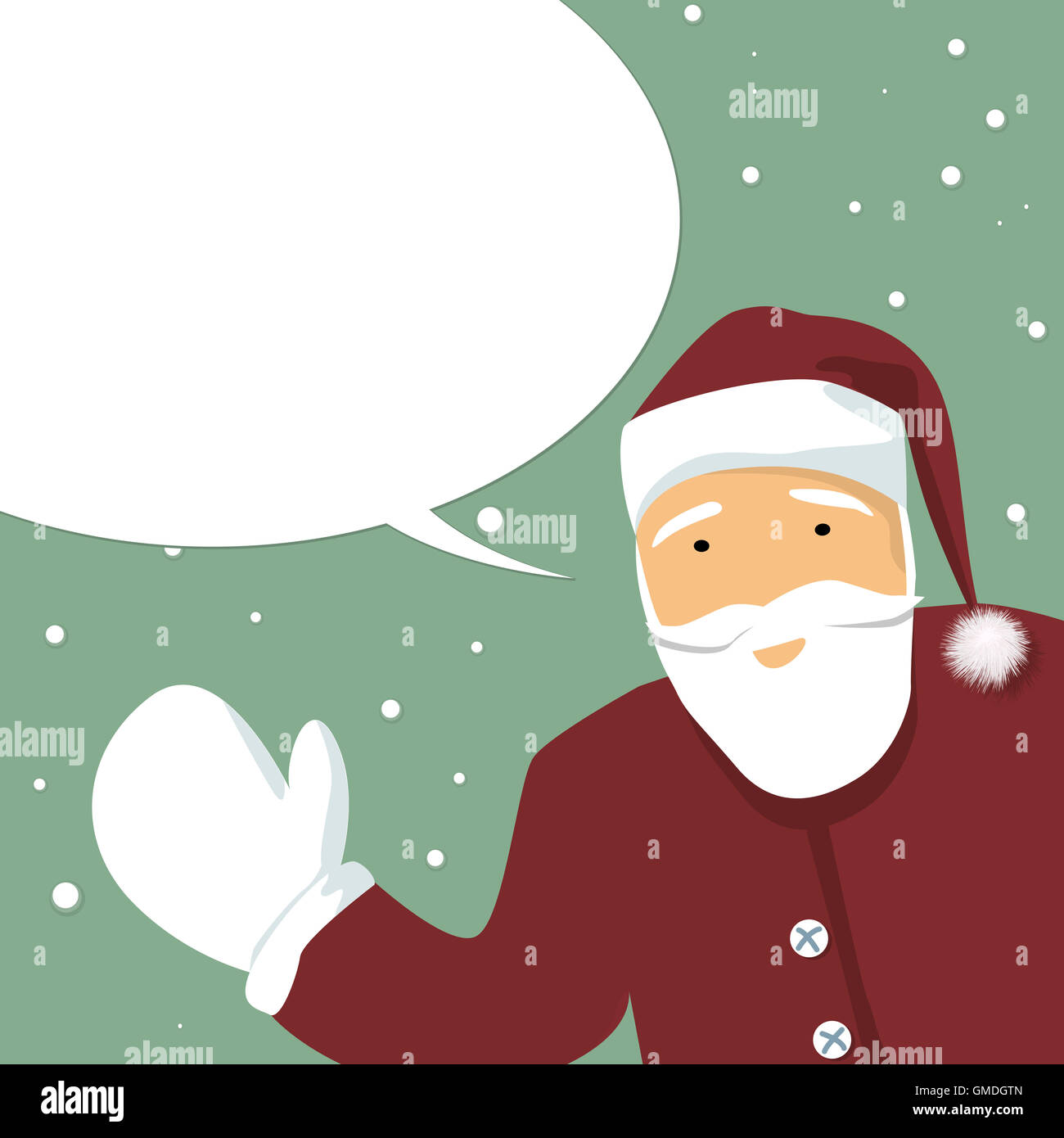 Greetings from Santa Claus Stock Photo - Alamy