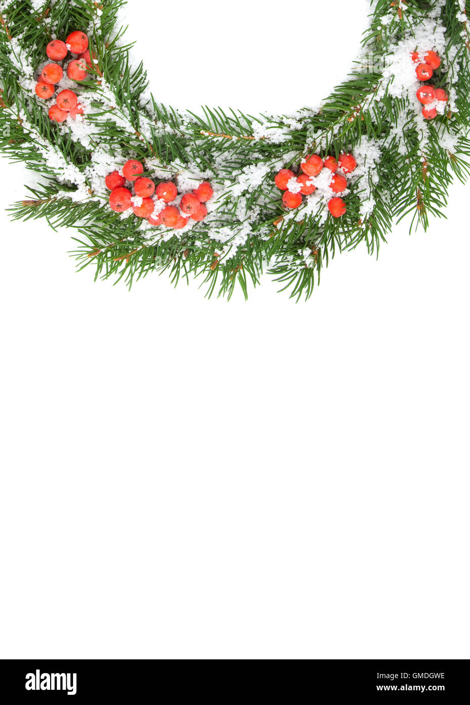 Christmas wreath and fir hi-res stock photography and images - Alamy