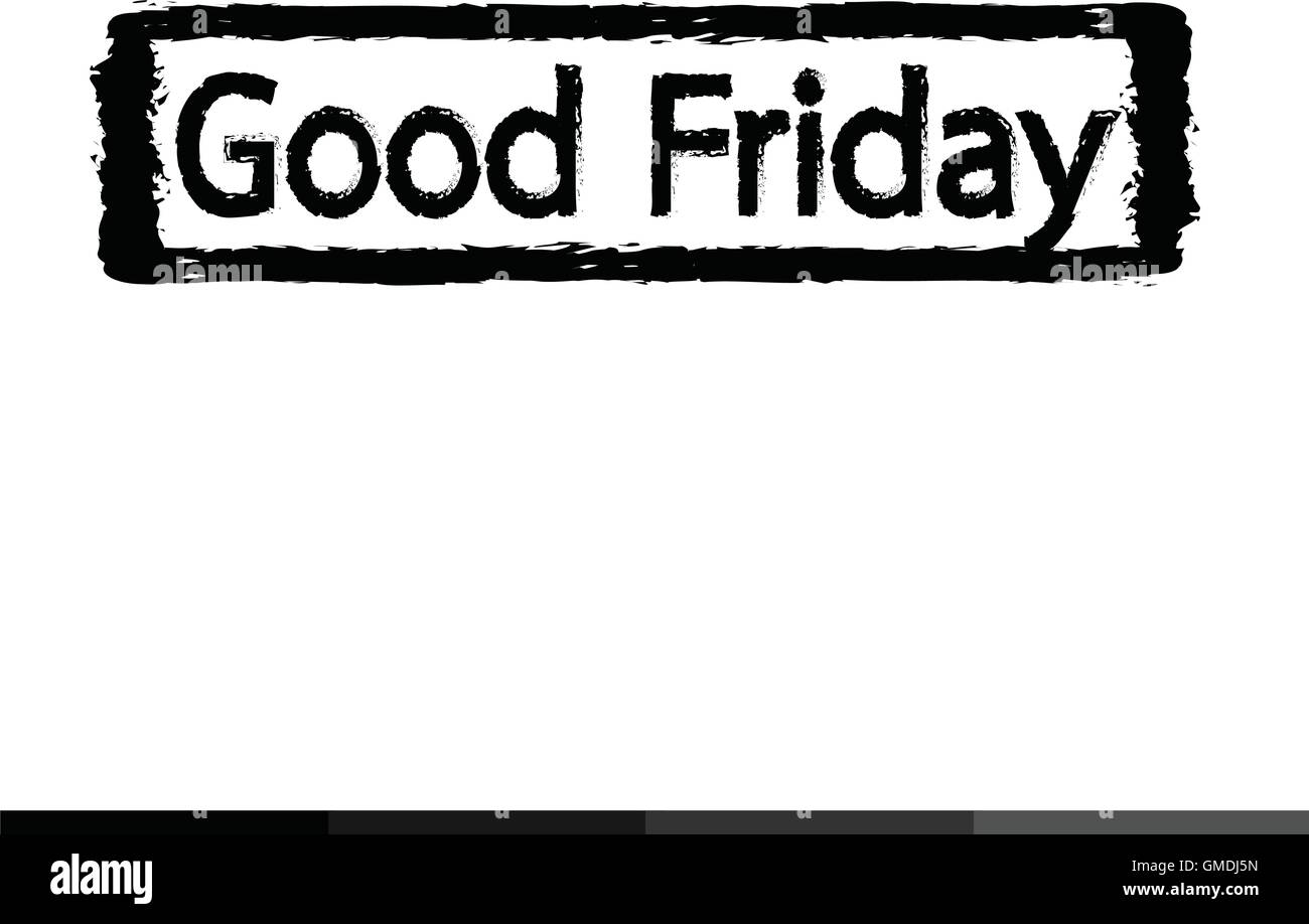 Good Friday text with effect Illustration design Stock Vector Image ...
