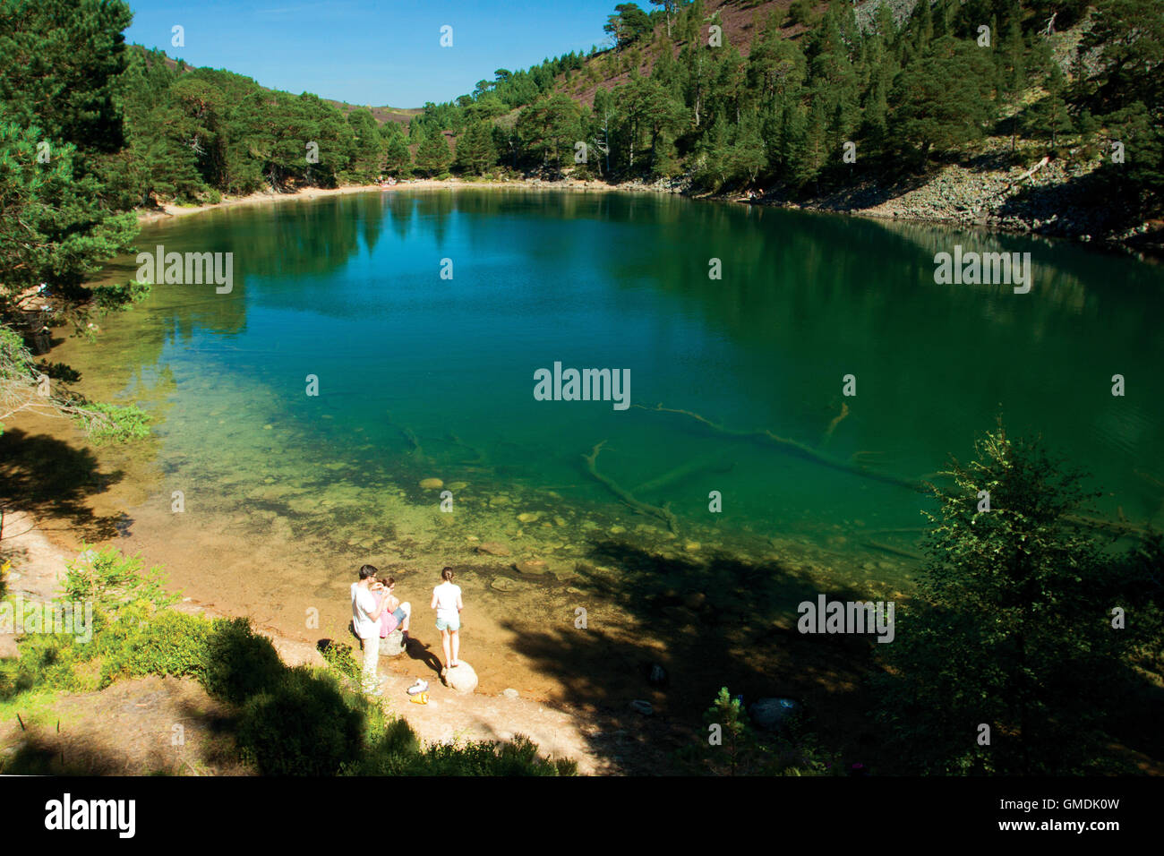 An Lochan Uaine, The Green Lochan, Glen More, Aviemore, Cairngorm ...