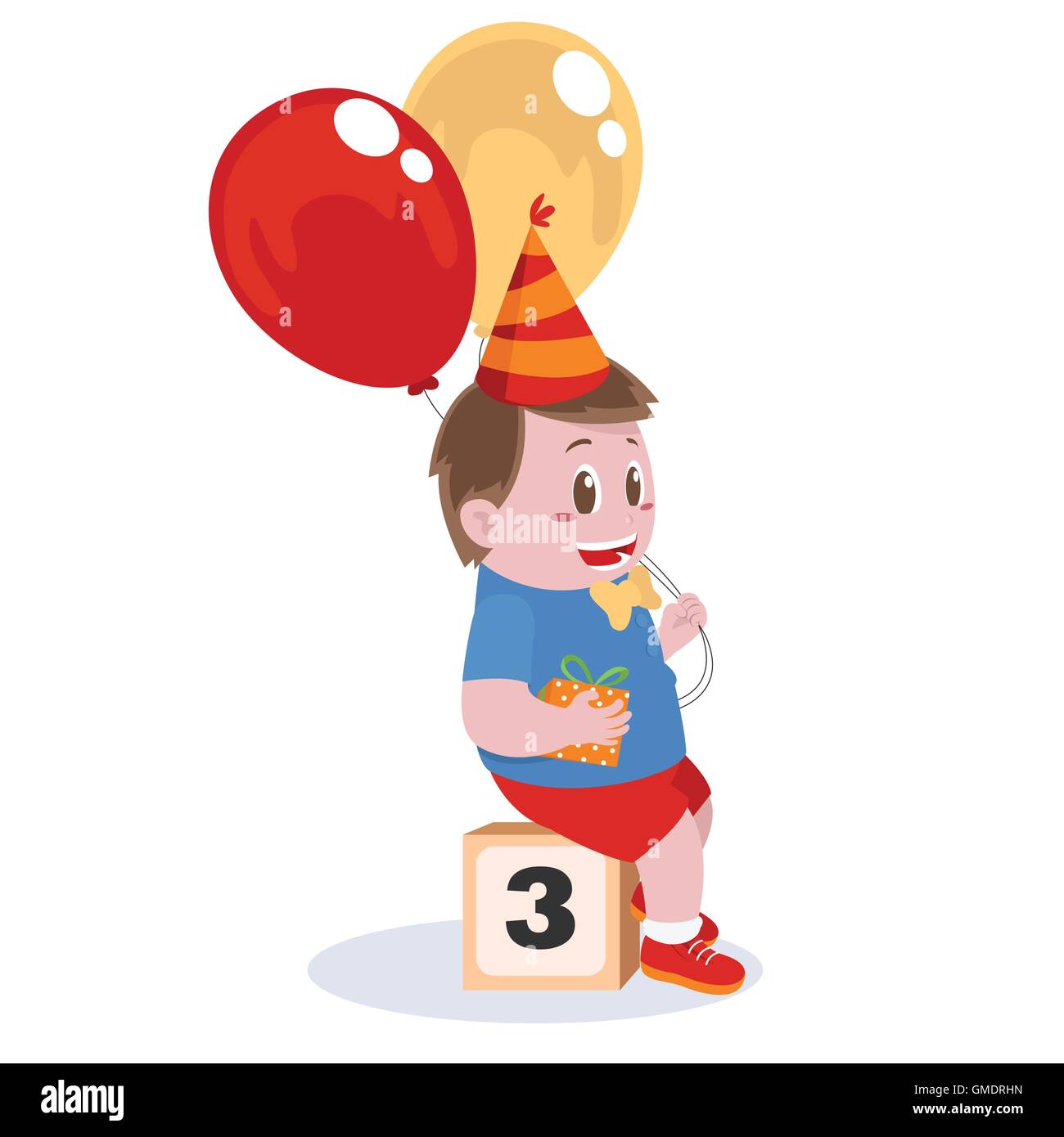 Birthday boy Stock Vector Images - Alamy