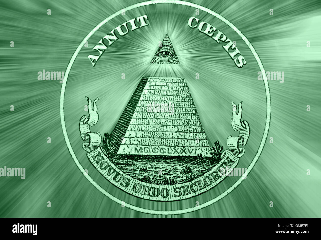 Dollar bill pyramid hi-res stock photography and images - Alamy