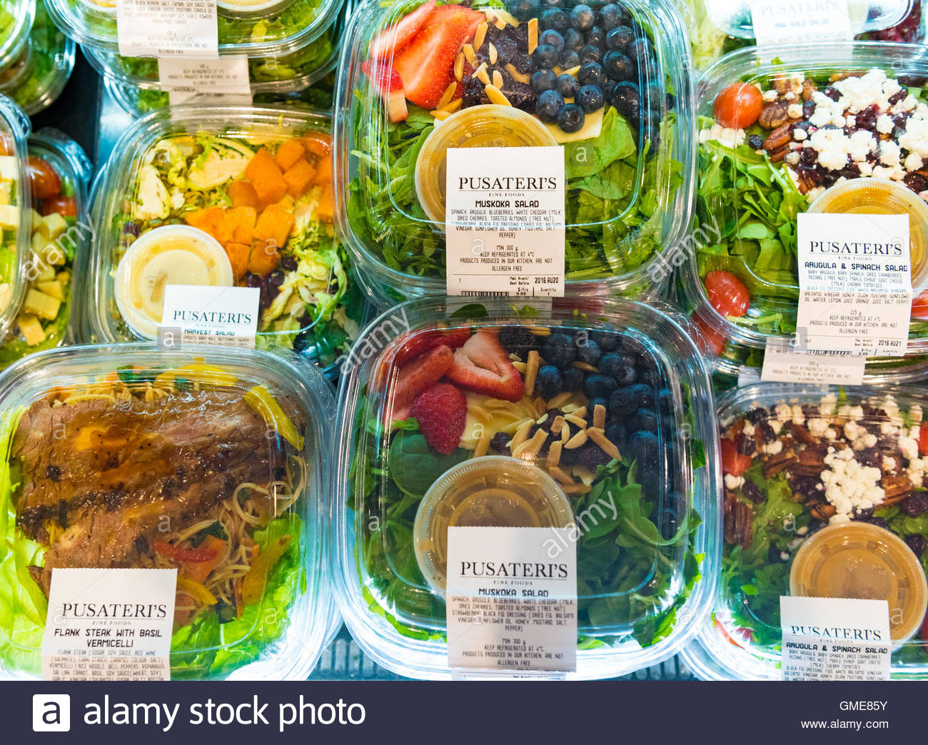 Salads Grocery High Resolution Stock Photography and Images - Alamy