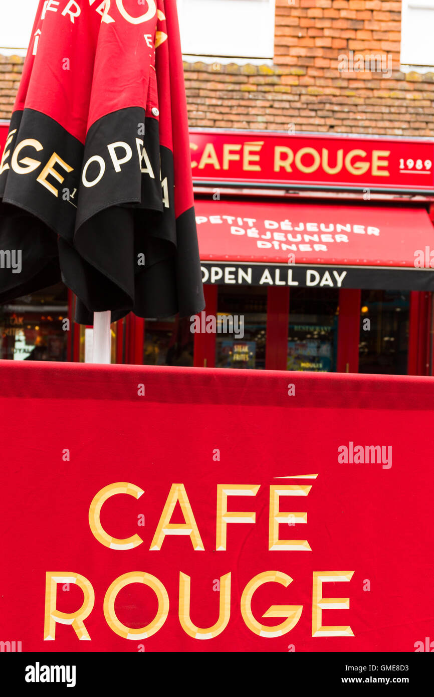 café rouge Salisbury england UK Stock Photo - Alamy