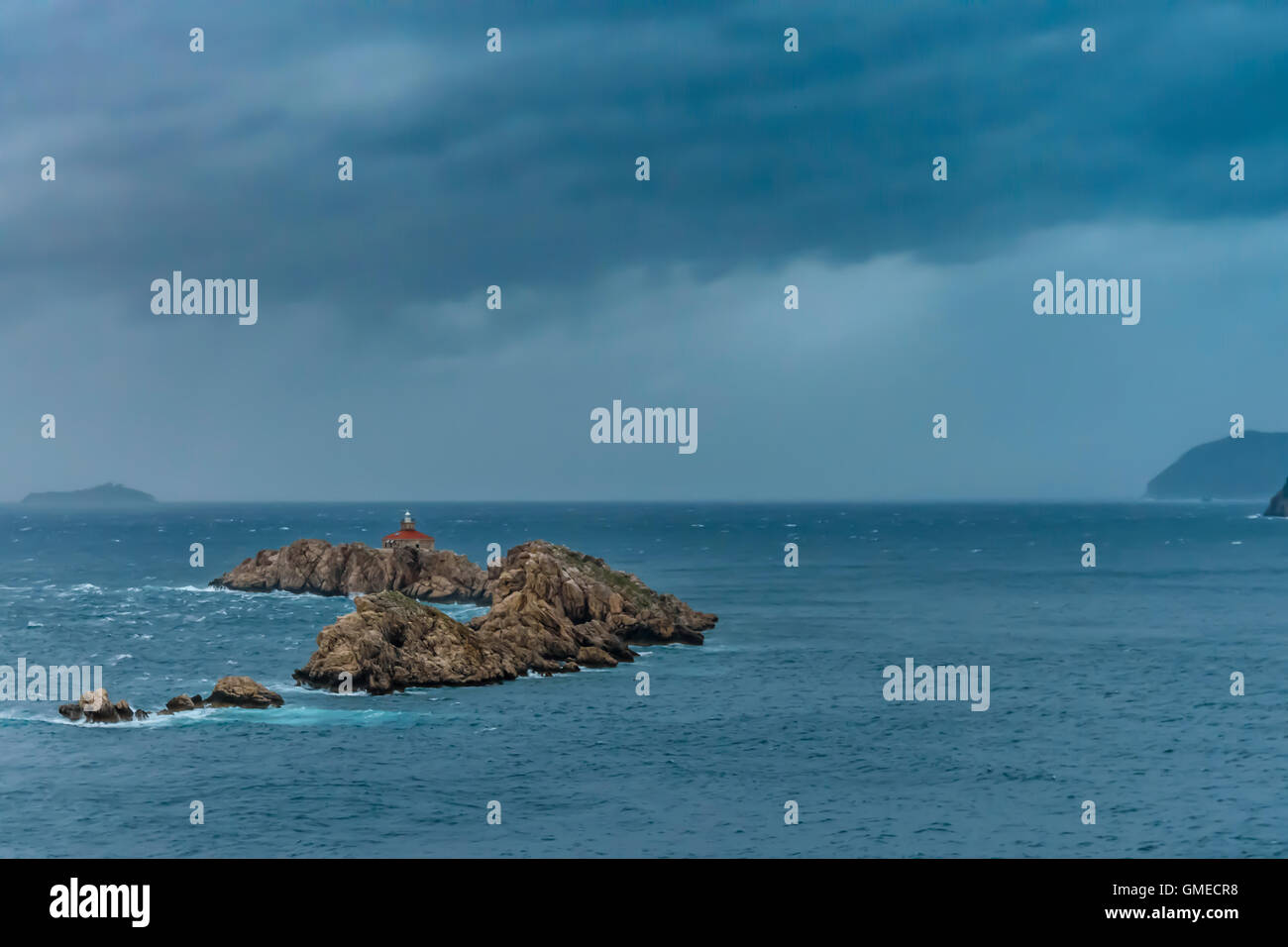 Heavy storm over sea Stock Photo - Alamy