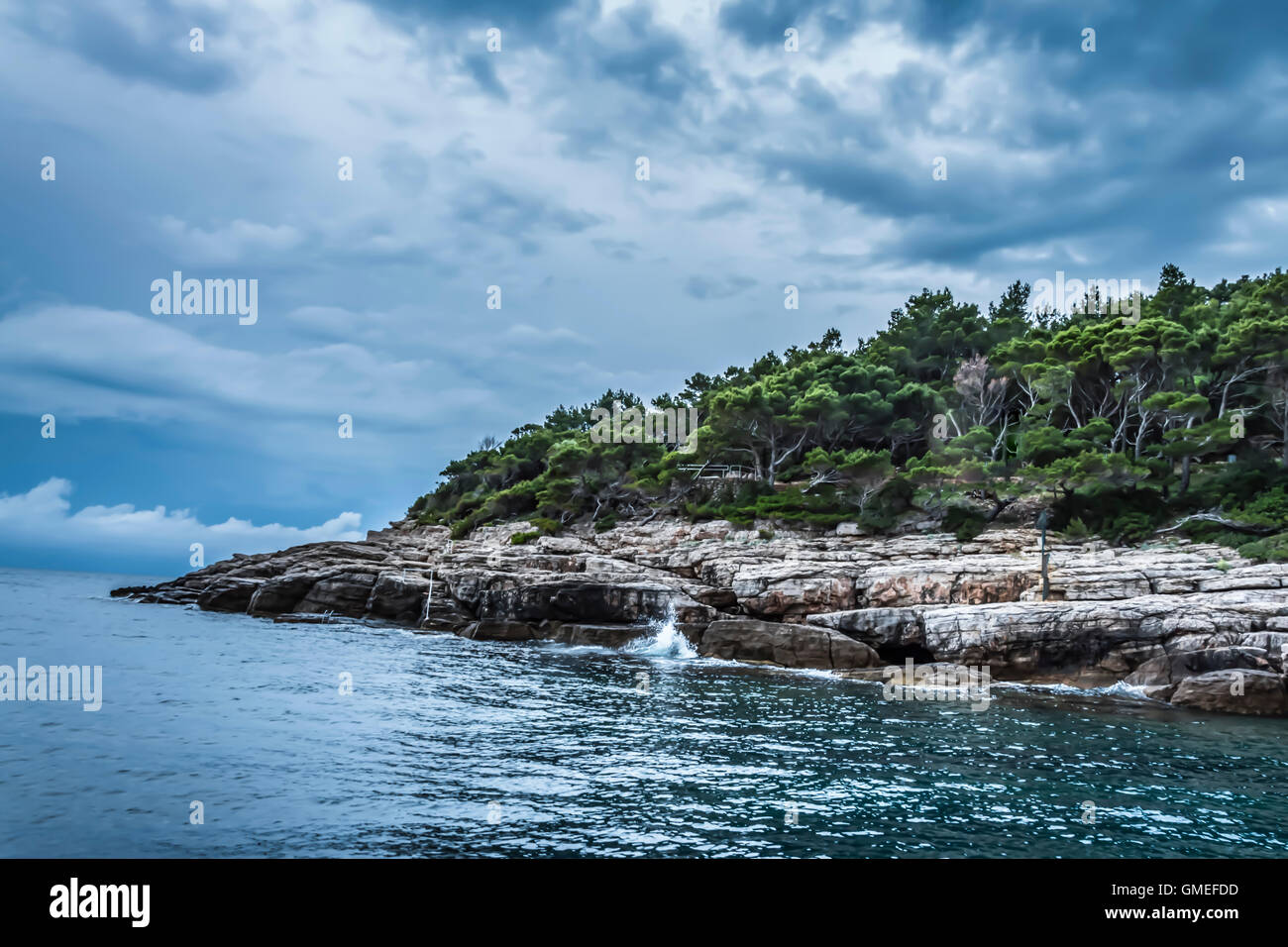 Croatia dubrovnik lokrum island beach hi-res stock photography and ...