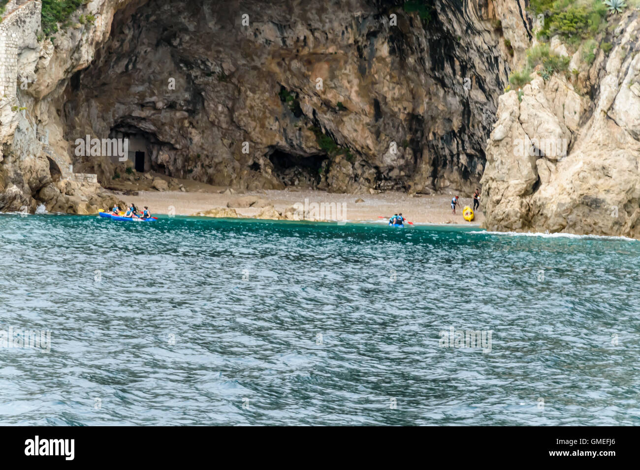 Cave near the sea Stock Photo - Alamy