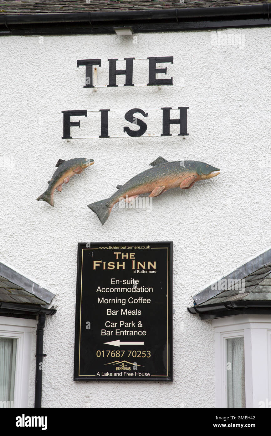The fish pub buttermere hi-res stock photography and images - Alamy