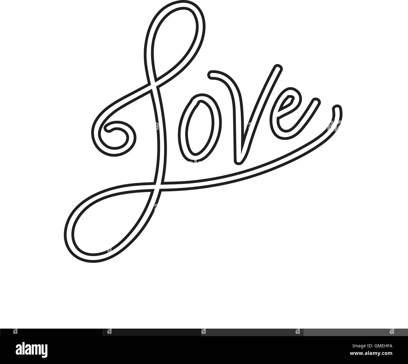 LOVE text icon Illustration design Stock Vector Image & Art - Alamy