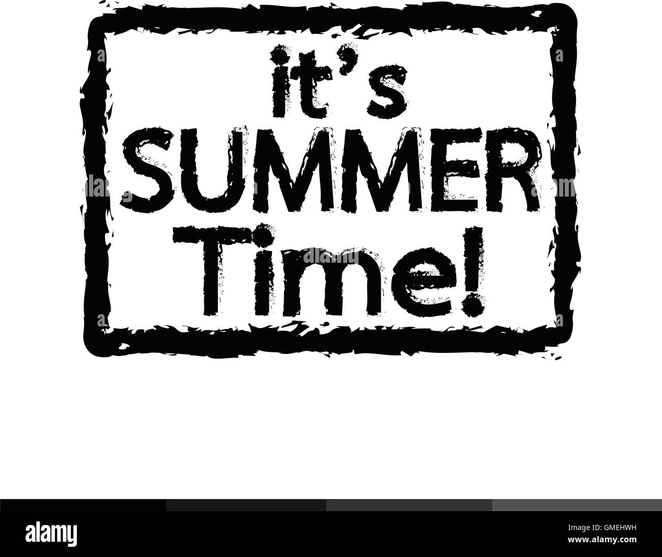 it Summer time typography Illustration design Stock Vector Image & Art ...