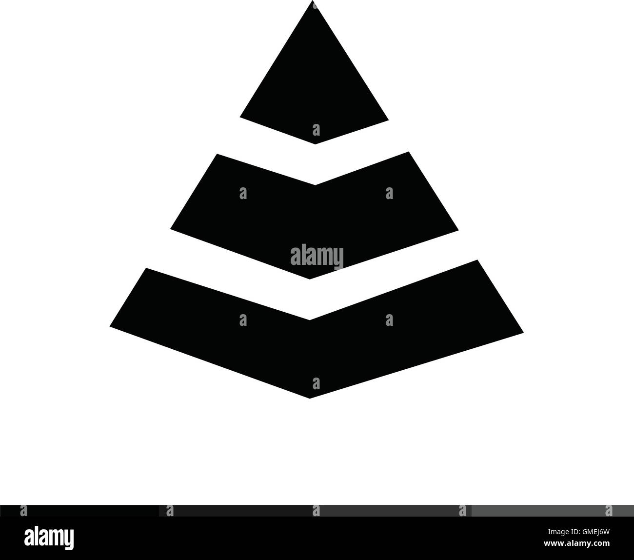 Pyramid Icon Illustration design Stock Vector Image & Art - Alamy