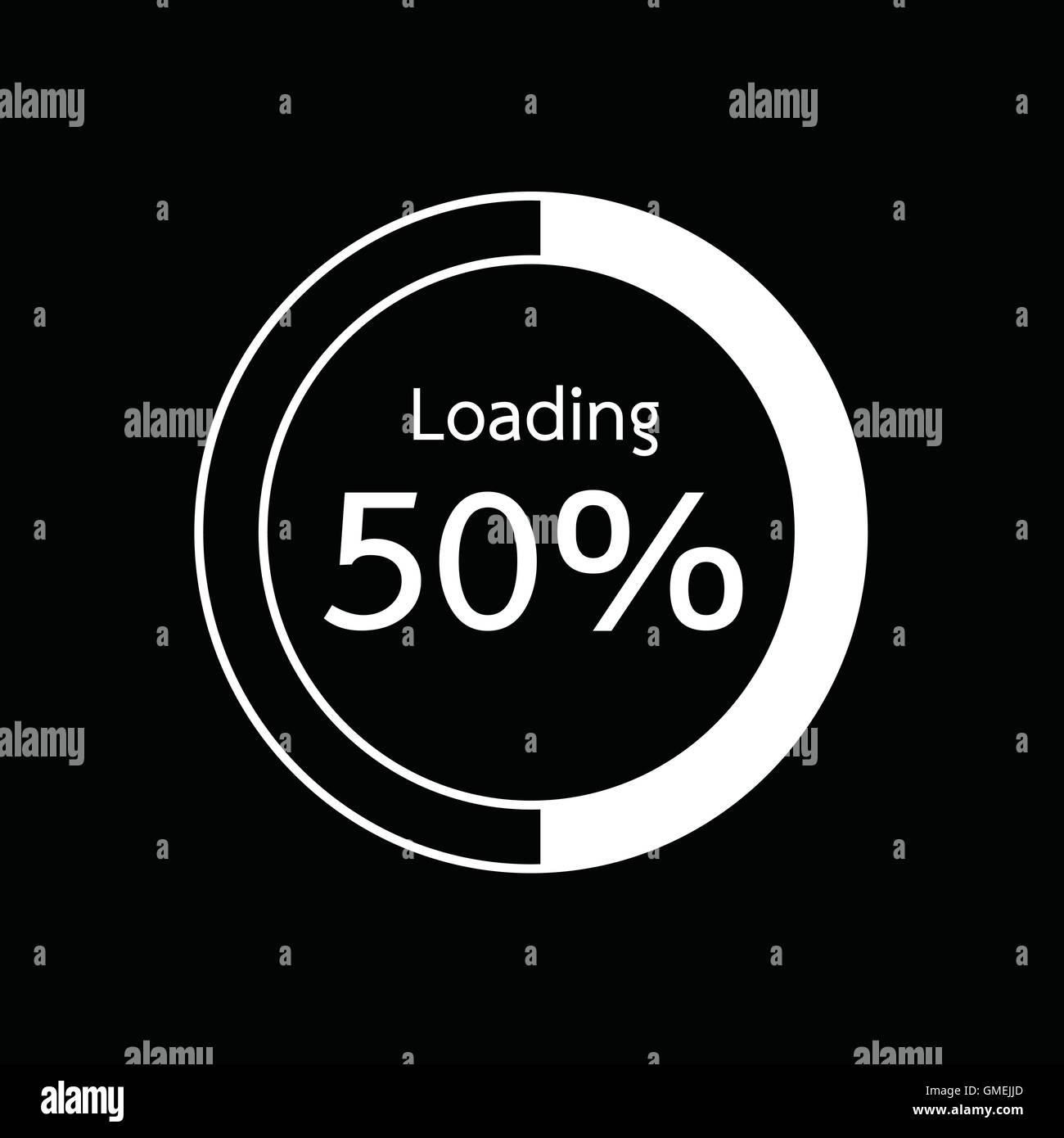 Circle Loading , Progress Bars indicator Icon Illustration design Stock ... Circle Loading , Progress Bars indicator Icon Illustration design Stock ...