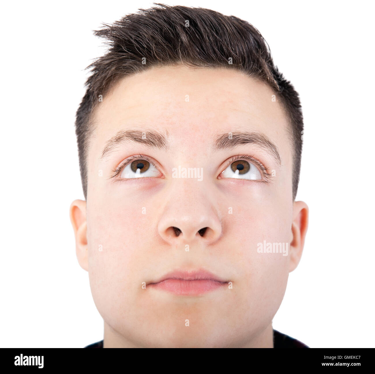 Face looking up hi-res stock photography and images - Alamy