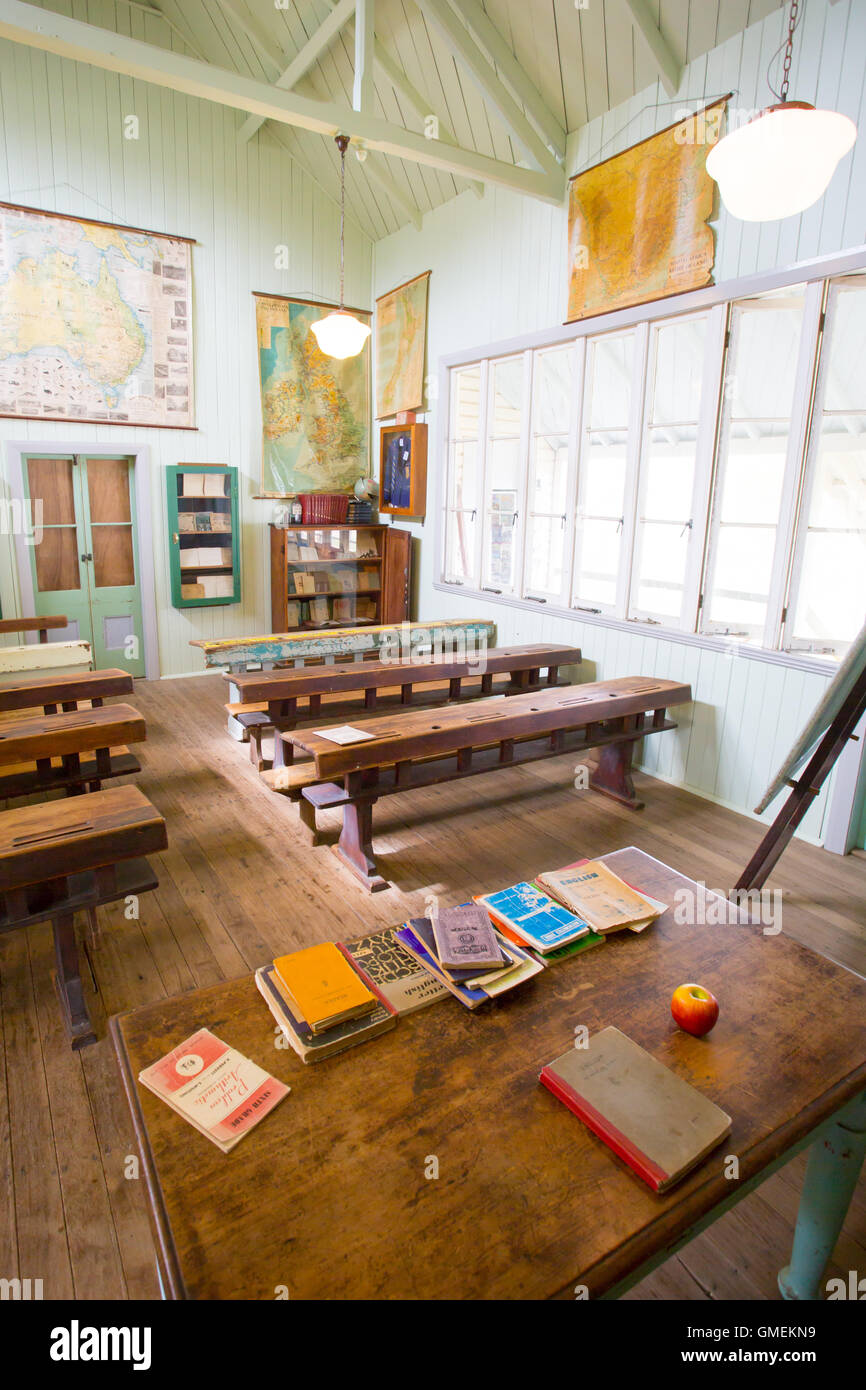 Old Australian Classroom Stock Photo - Alamy
