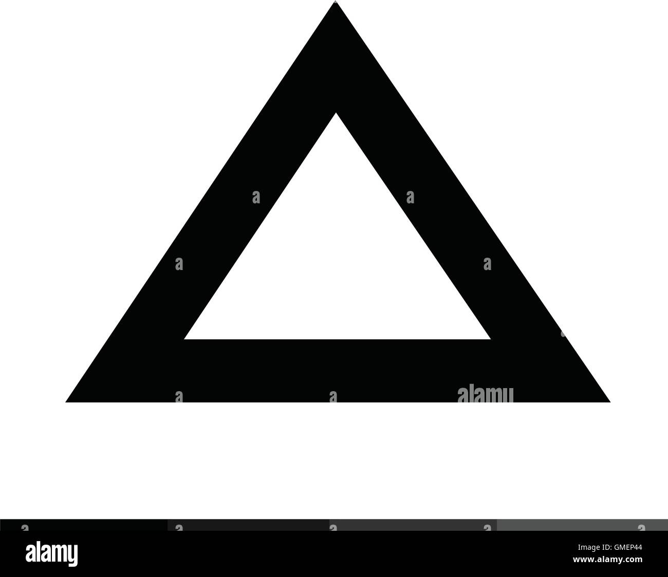 Triangle Icon Illustration design Stock Vector Image & Art - Alamy