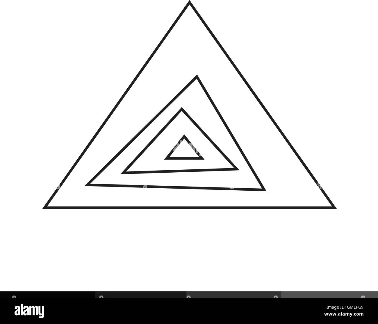Triangle Icon Illustration design Stock Vector Image & Art - Alamy