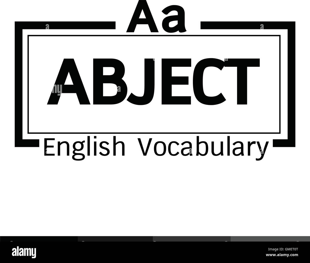 Abject Stock Vector Images - Alamy