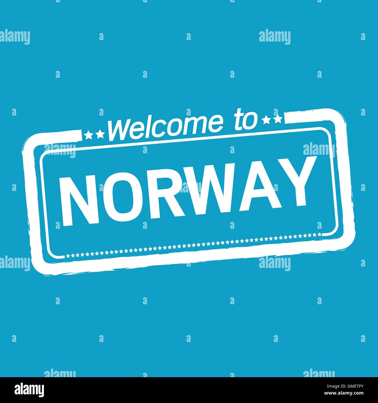 Welcome to NORWAY illustration design Stock Vector Image & Art - Alamy