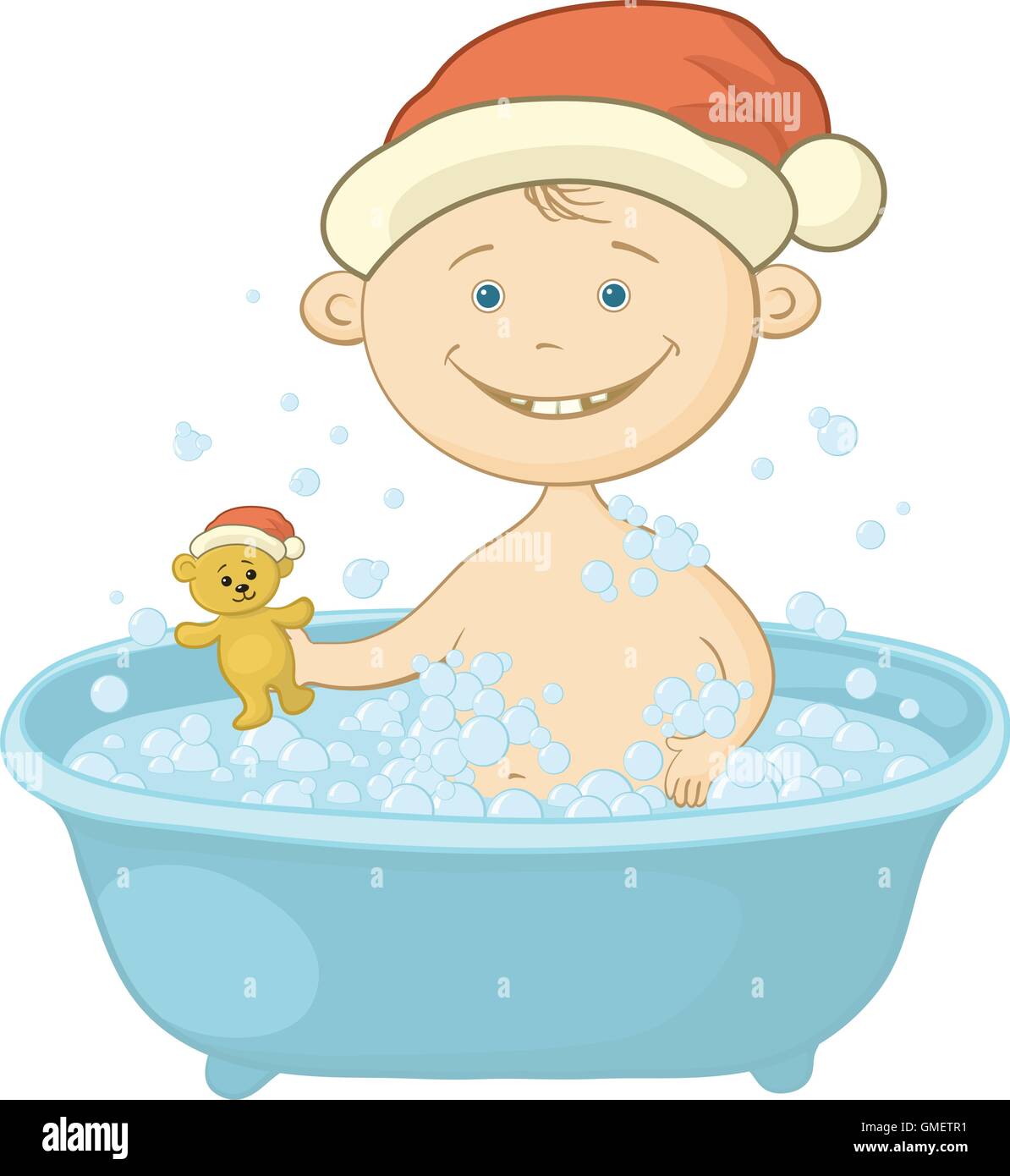 Infant washing Stock Vector Images - Alamy