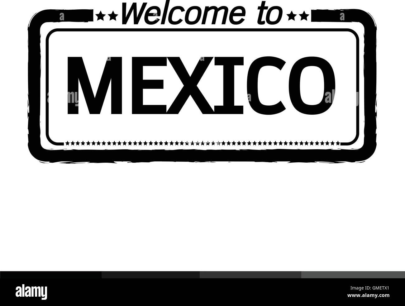 Welcome to MEXICO illustration design Stock Vector Image & Art - Alamy