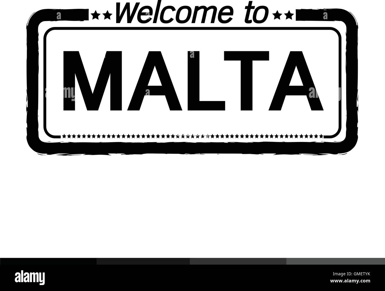 Welcome to malta sign hi-res stock photography and images - Alamy